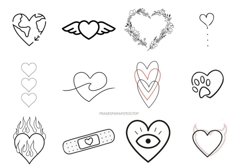 50+ Ideas de TATUAJES DE CORAZONES # Imágenes y Dibujos